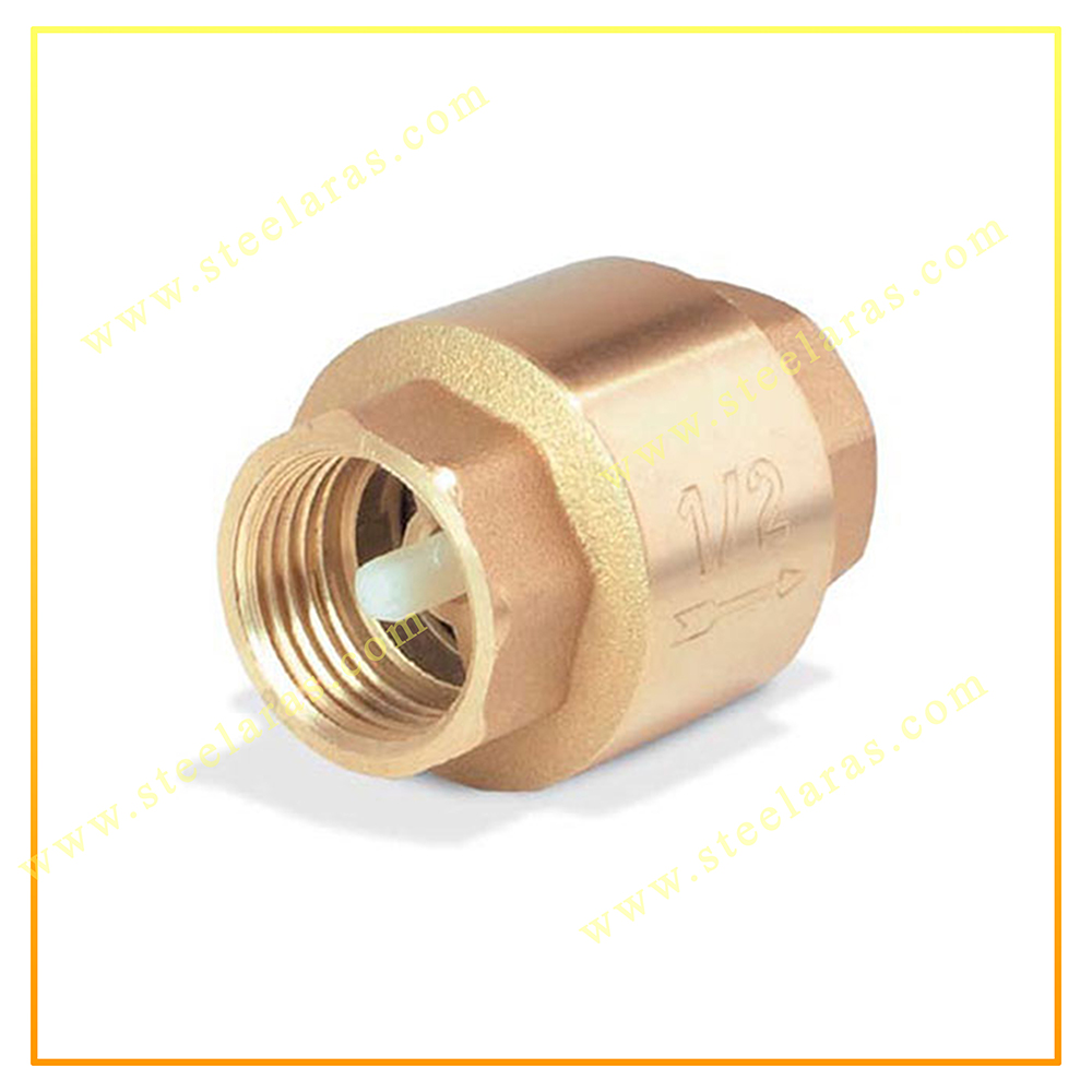 شیر یکطرفه سوپاپی برنجی (Brass Lift Check Valve) - استیل پایکار ارس